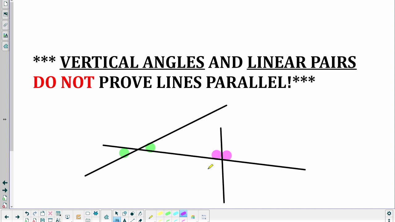 Lesson 4 Proving Lines Parallel - YouTube