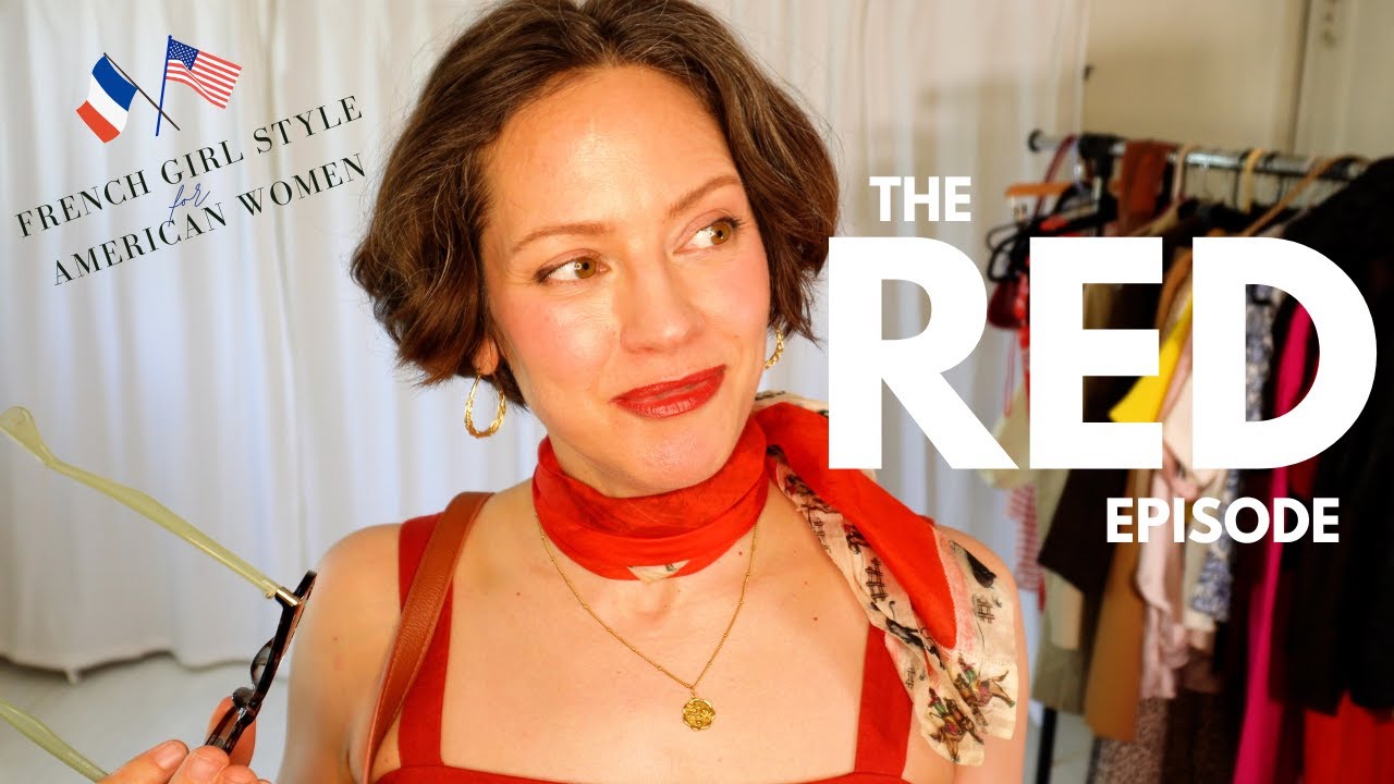 5 Ways to Wear Red - French Girl Style for American Women - YouTube