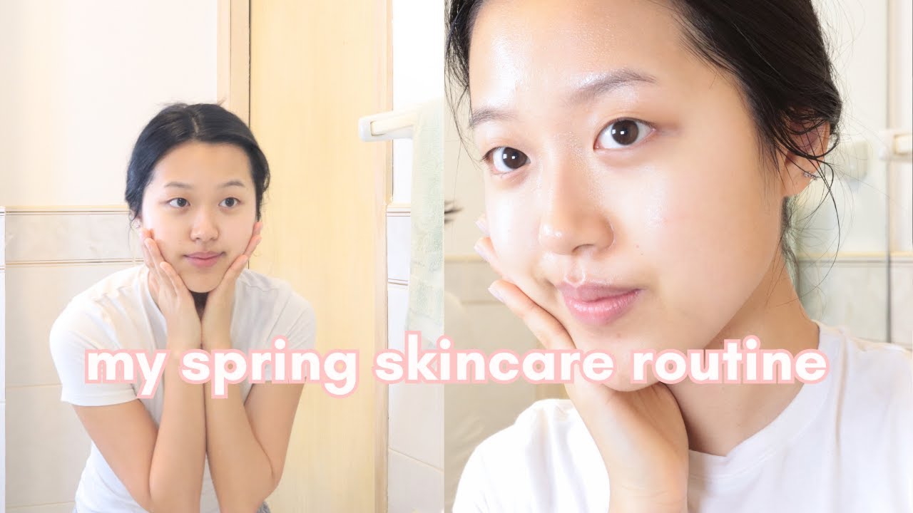 My spring skincare routine (transitioning from winter!) - YouTube