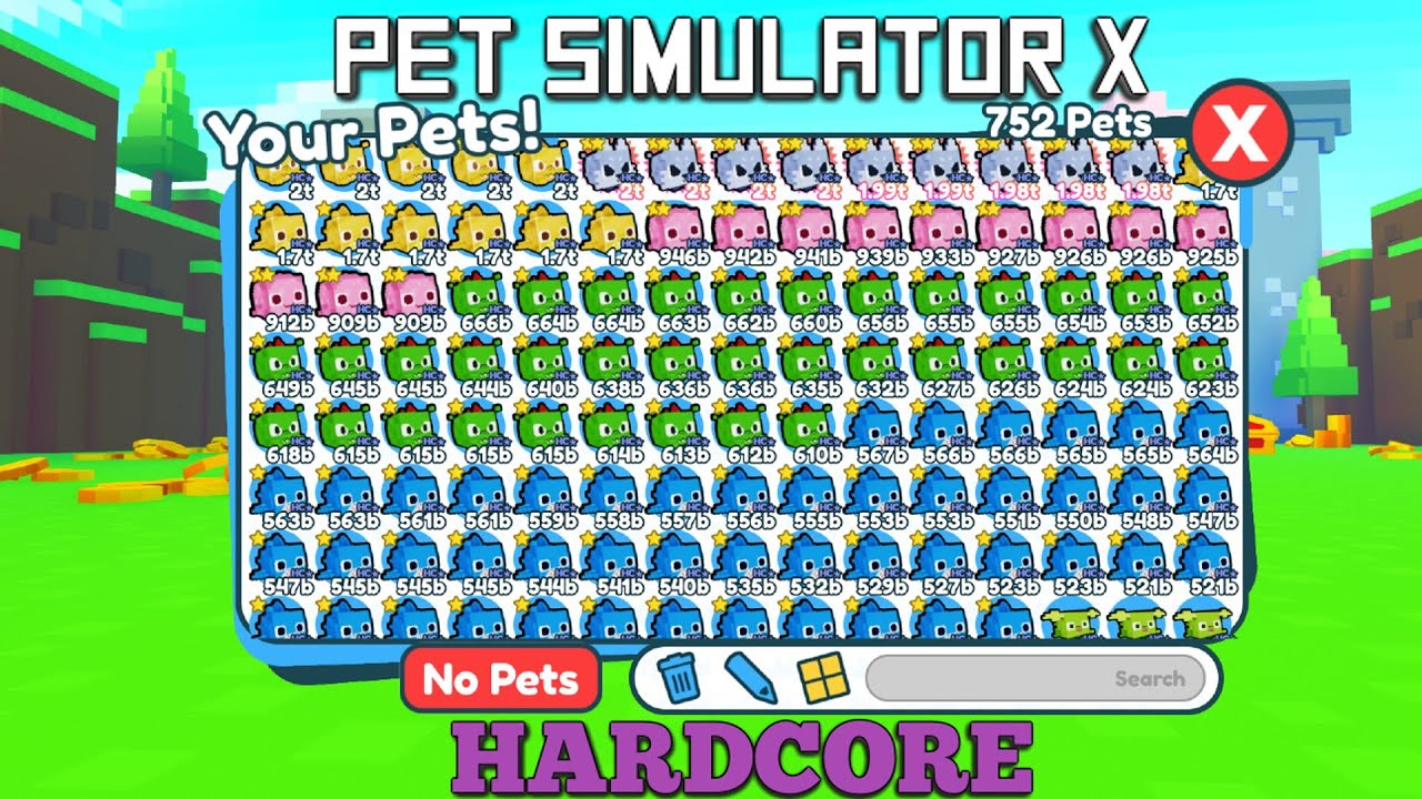 🔴 ROBLOX LIVE! | Pet Simulator X HARDCORE PIXEL PETS GIVEAWAY!! - YouTube