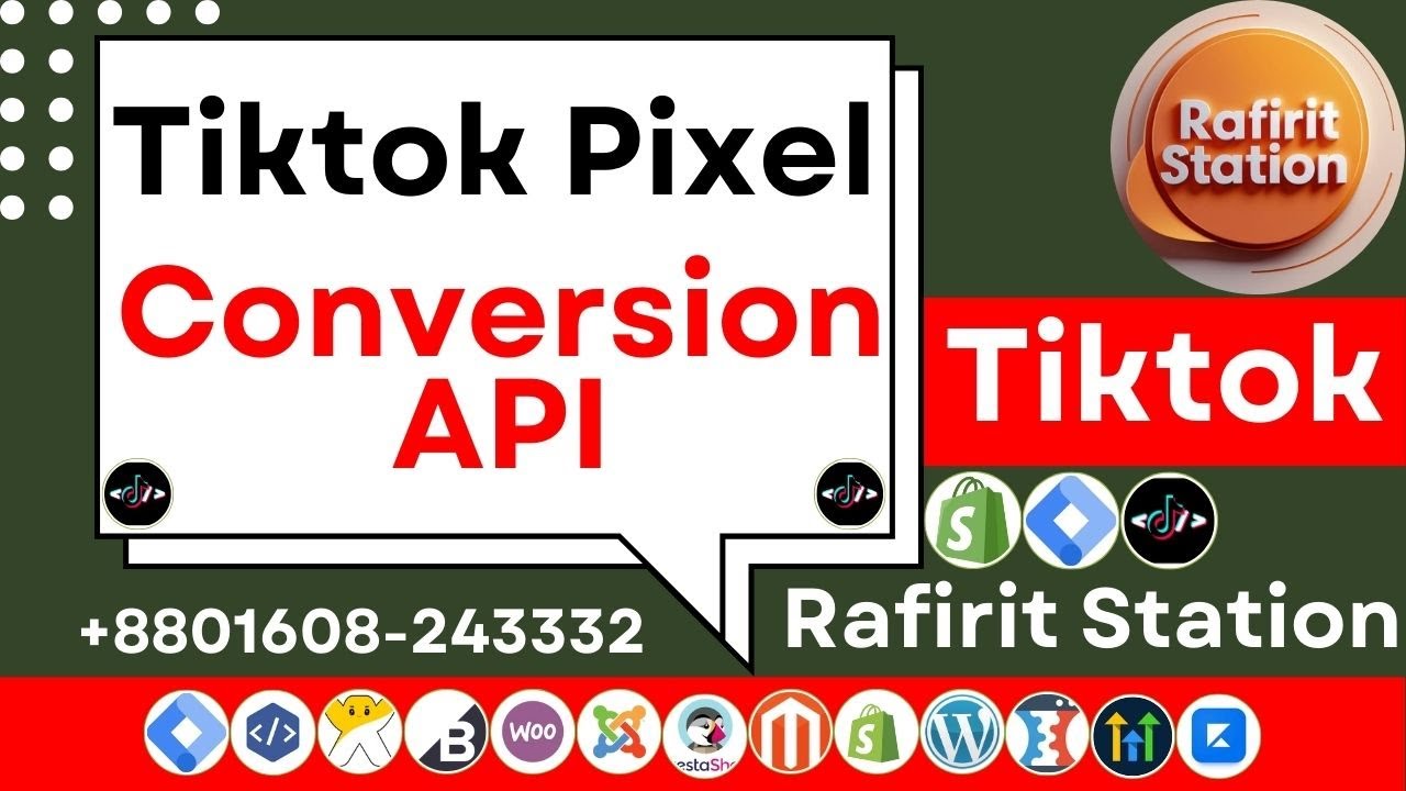 Tiktok Pixel & Conversion API Setup with Reporting | Rafirit Station ...
