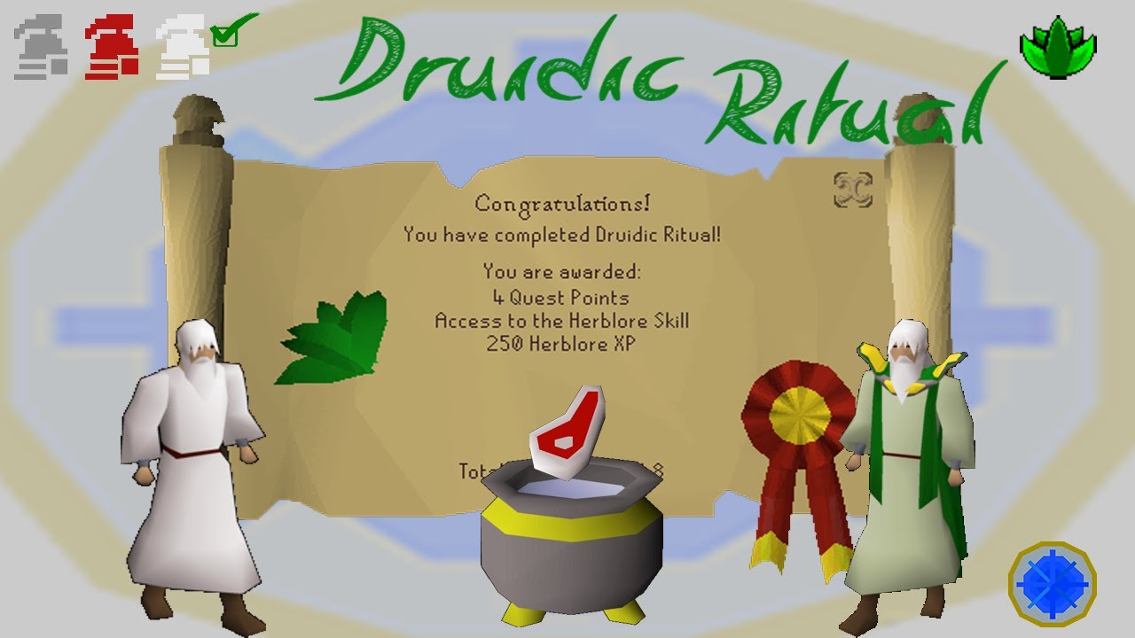 OSRS Druid Ritual Quest Guide | Ironman Approved - YouTube