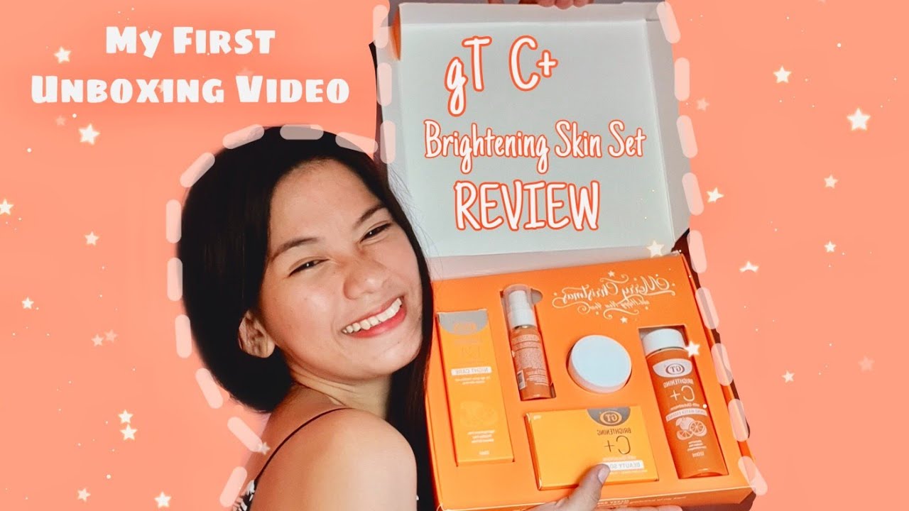 GT C+ Brightening Skin Set Unboxing & Review| GT COSMETICS - YouTube