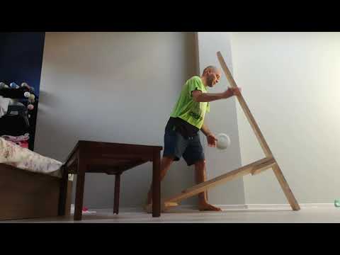 Self made Lajin bench - YouTube