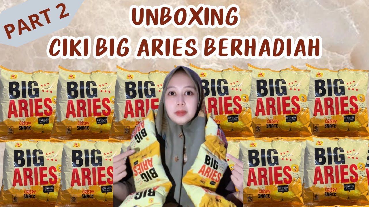 UNBOXING CIKI BIG ARIES BERHADIAH PART 2 - YouTube