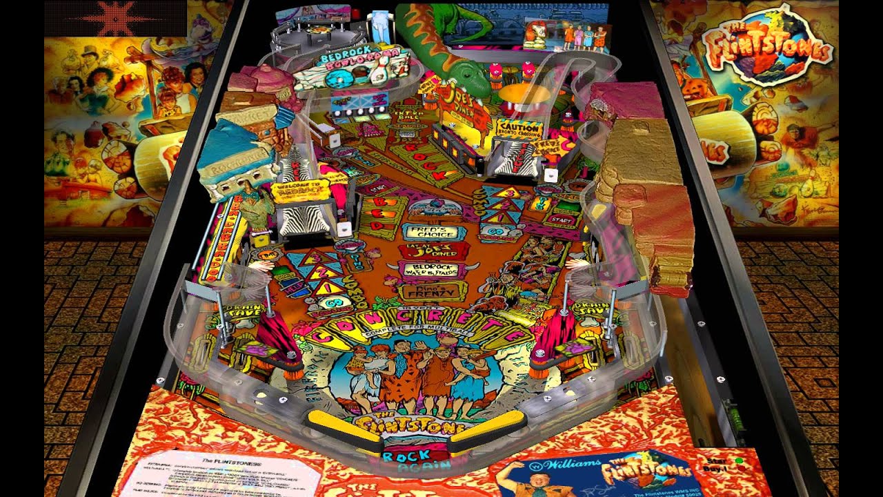 The Flintstones (Visual Pinball 9.1.4) - YouTube