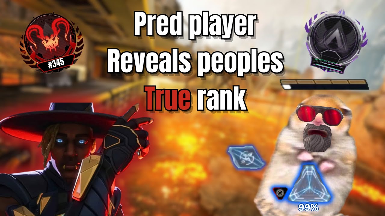 ''pred'' player Revels peoples true rank! - YouTube