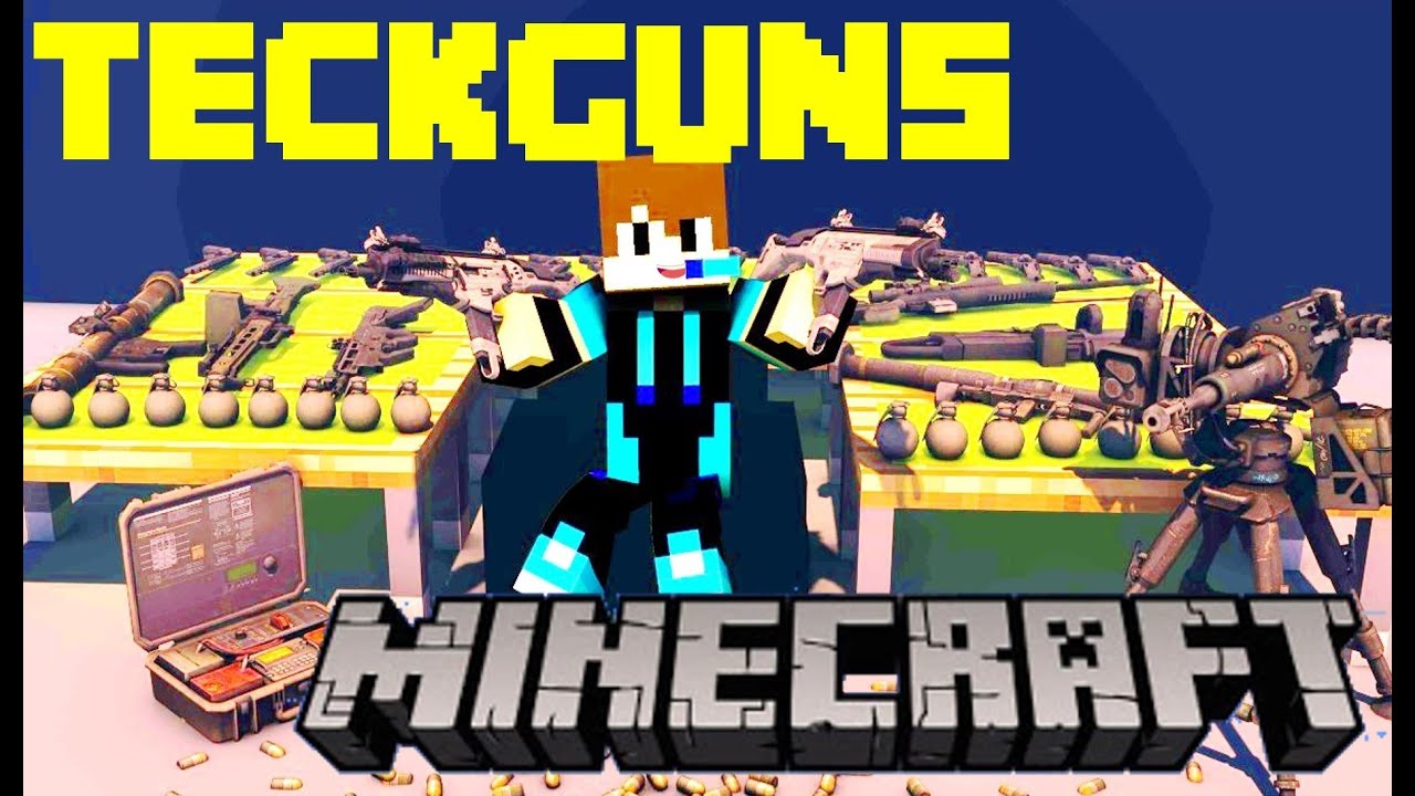 TECHGUNS MOD - LA MOD DELLE ARMI DA FUOCO PER LA SOPRAVVIVENZA IN MINECRAFT - YouTube