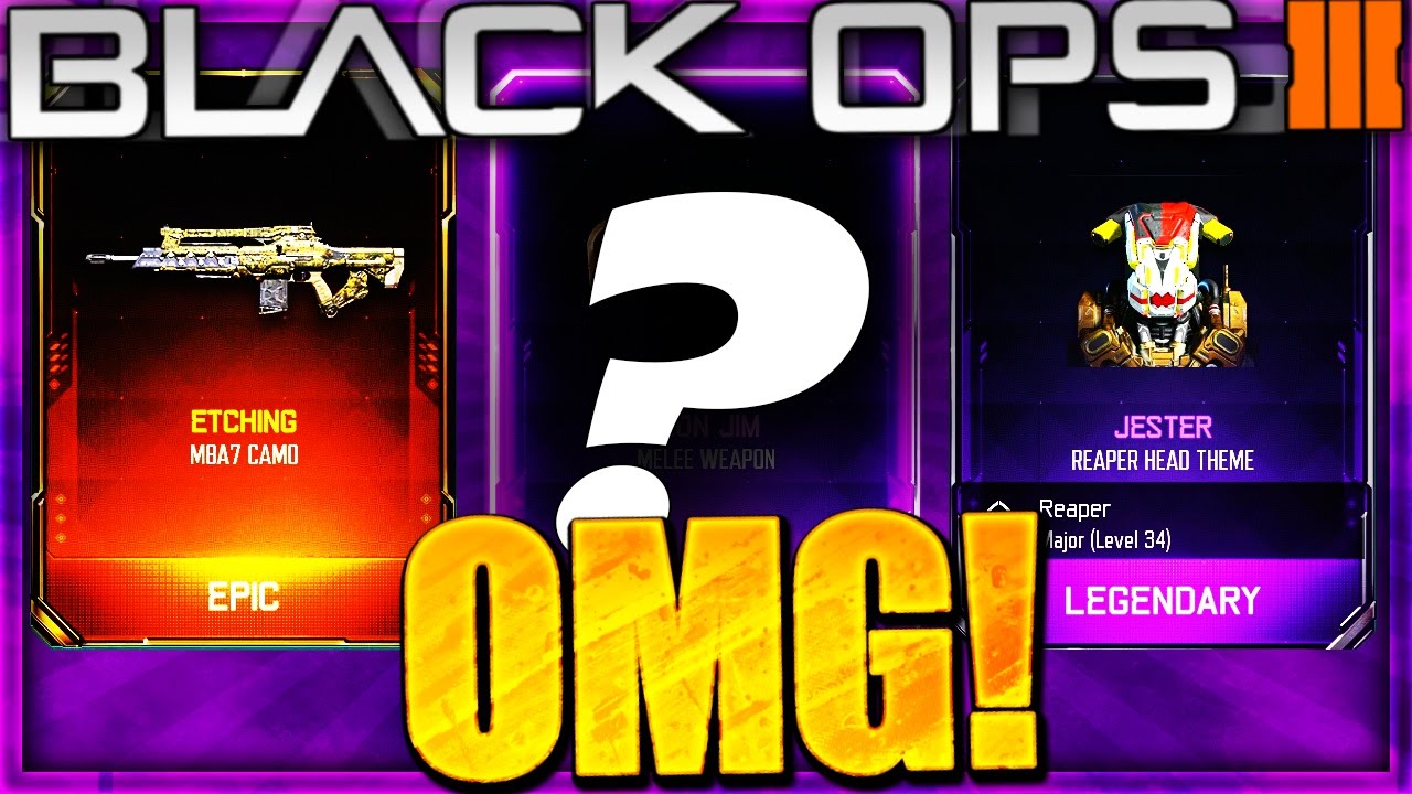I GOT A NEW WEAPON! BLACK OPS 3 "EPIC & LEGENDARY SUPPLY DROP OPENING ...