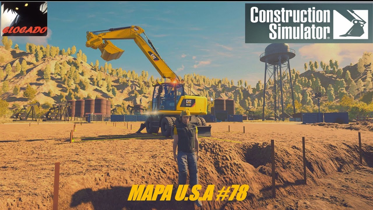 CONSTRUCTION SIMULATOR 22- MAPA U.S.A #78-Central solar - YouTube