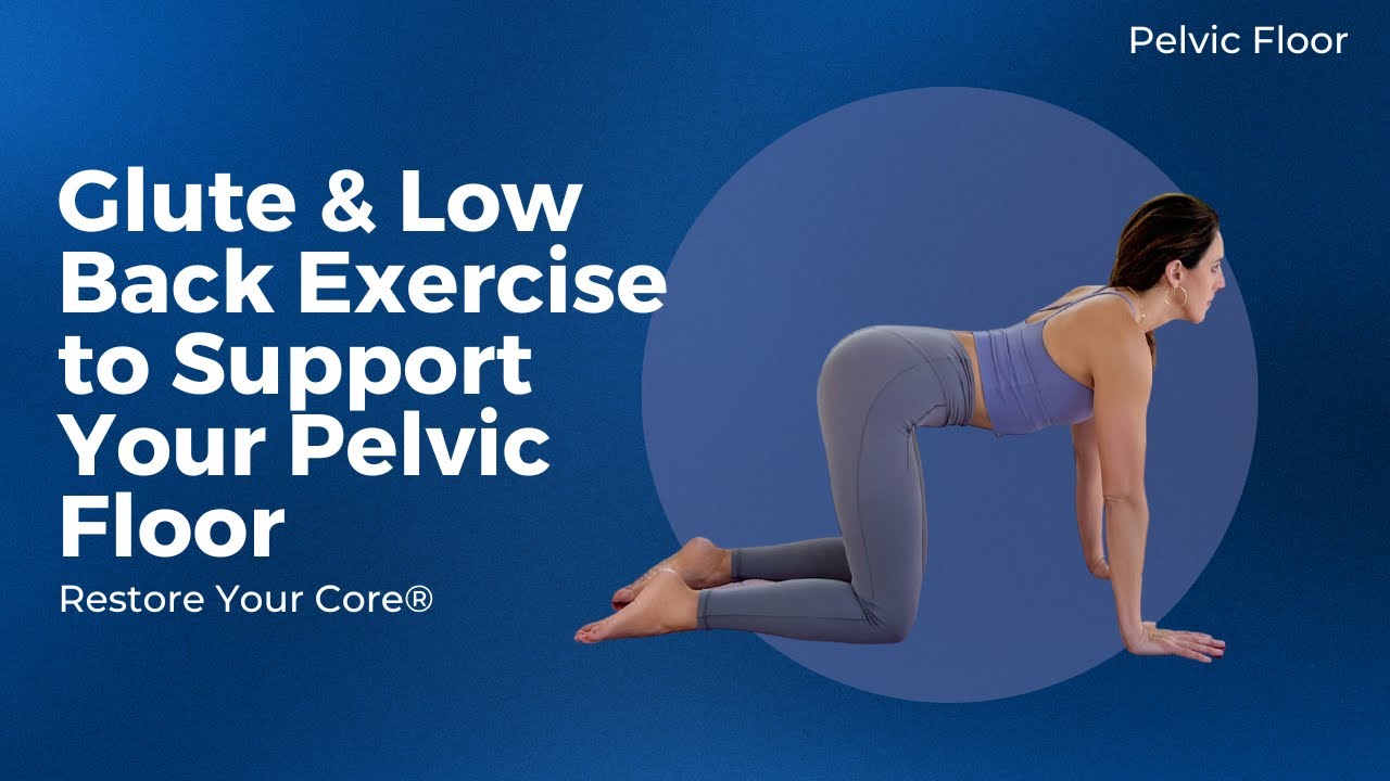 Glute & Low Back Exercise to Support Your Pelvic Floor | Amazing ...