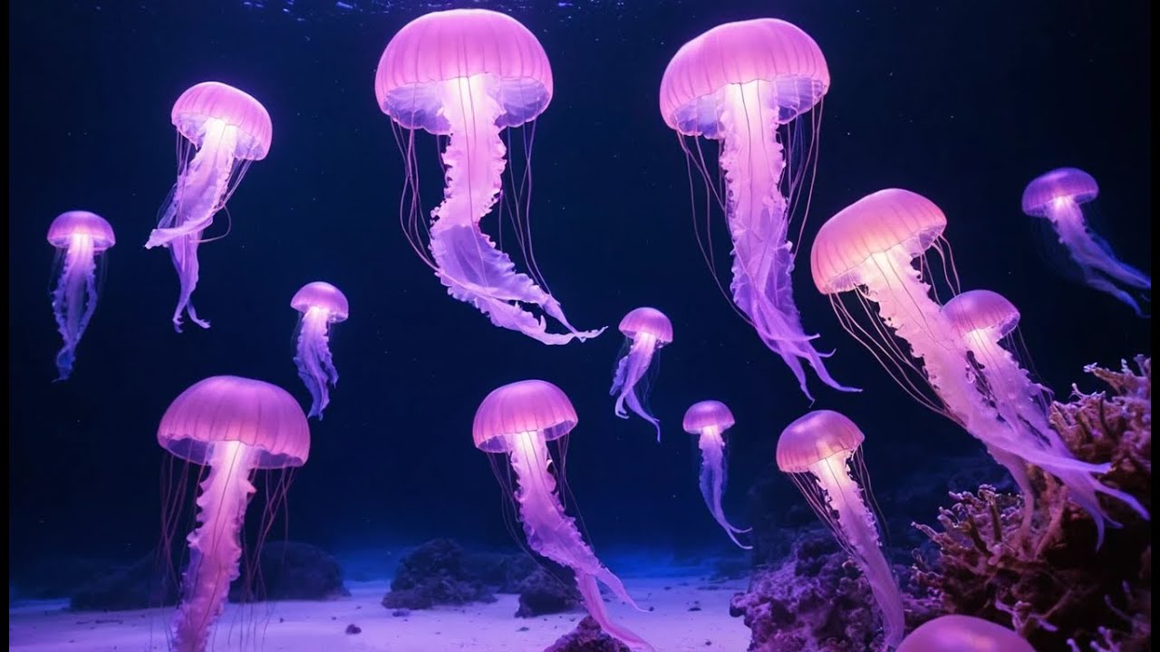 Jellyfish Glow and Start to Flow | Popular Underwater Rhyme Song for ...