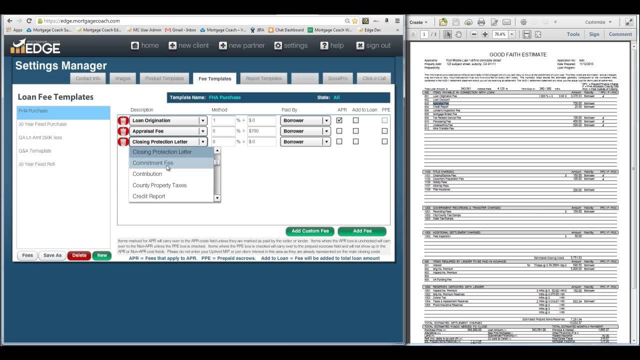 HOW TO Use a Fee Worksheet to Create Fee Templates - YouTube