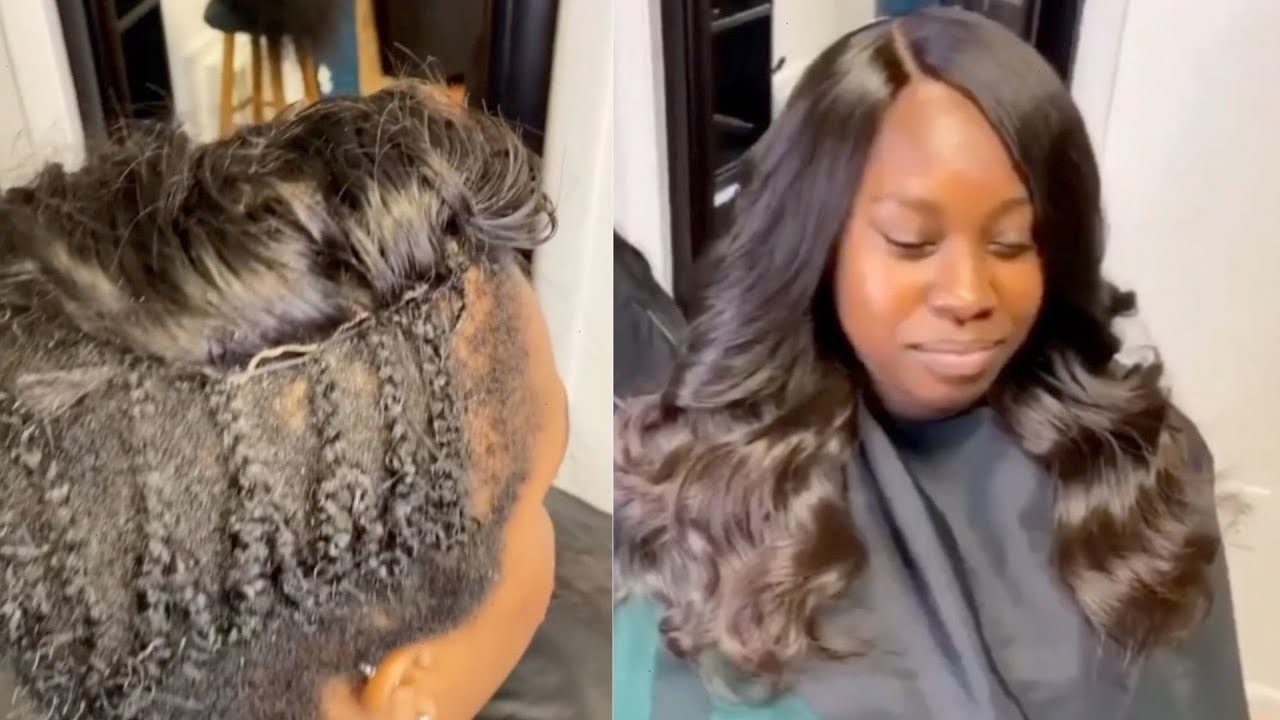 MANUTENÇÃO DE ENTRELACE COM TOP CLOSURE (Trabalho alheio) - YouTube