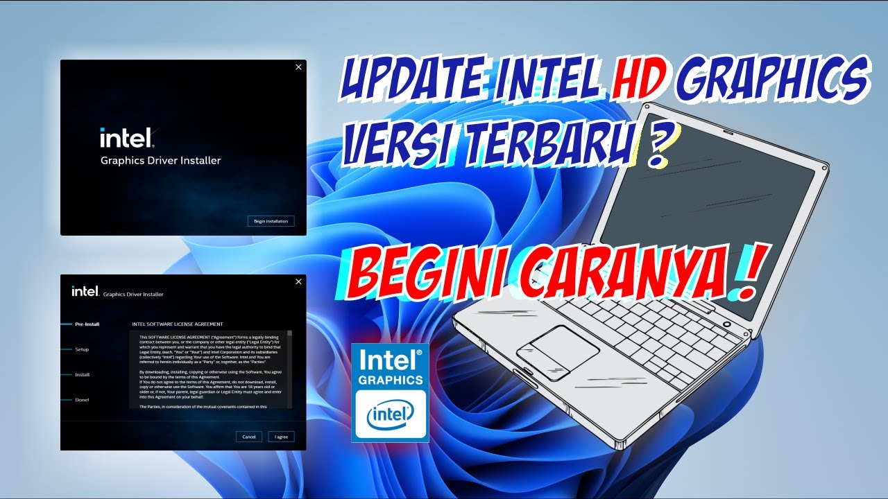 CARA UPDATE INTEL HD GRAPHICS VERSI TERBARU - YouTube