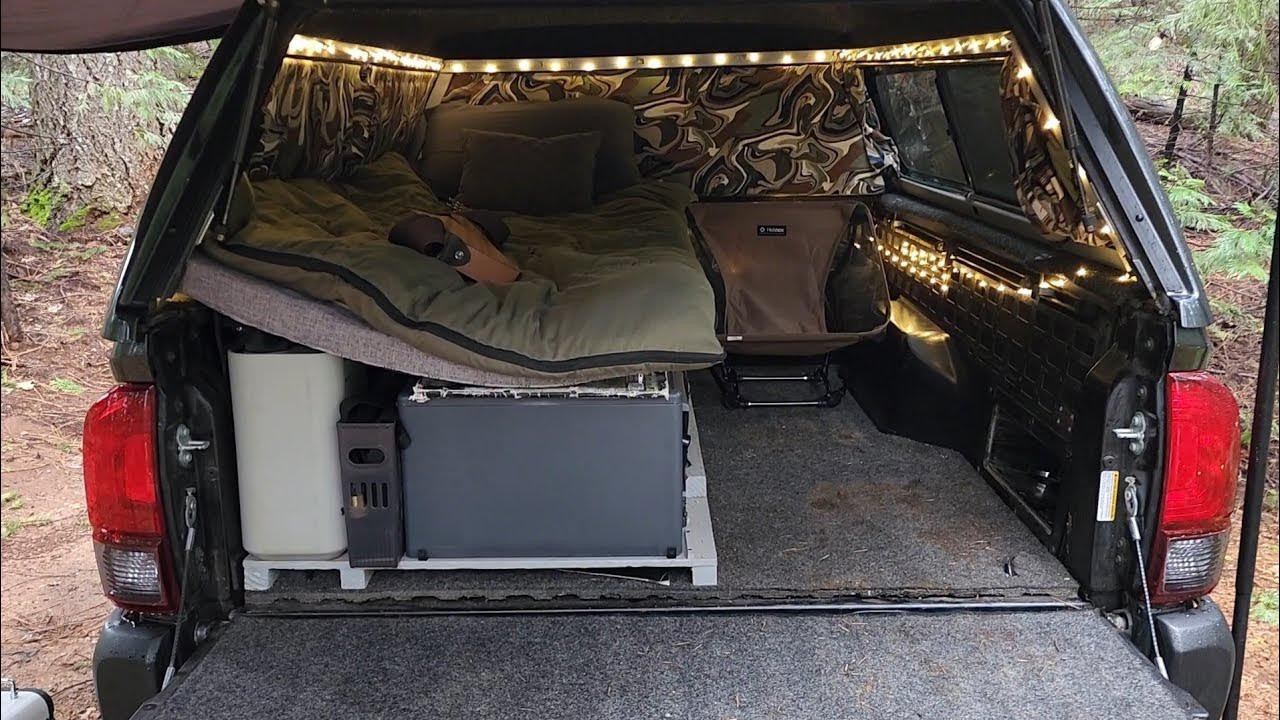 My Simple and Practical Truck Camper Setup - YouTube