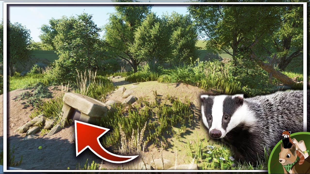 Realistic Badger Habitat (Preparation) | Eve Zoo | Planet Zoo ...