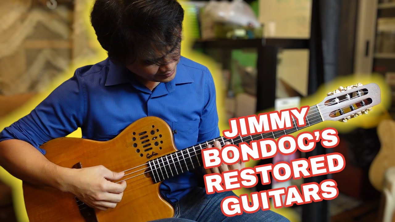 Mr. Jimmy Bondoc's Restored Burnt Guitars (Part 2) - YouTube