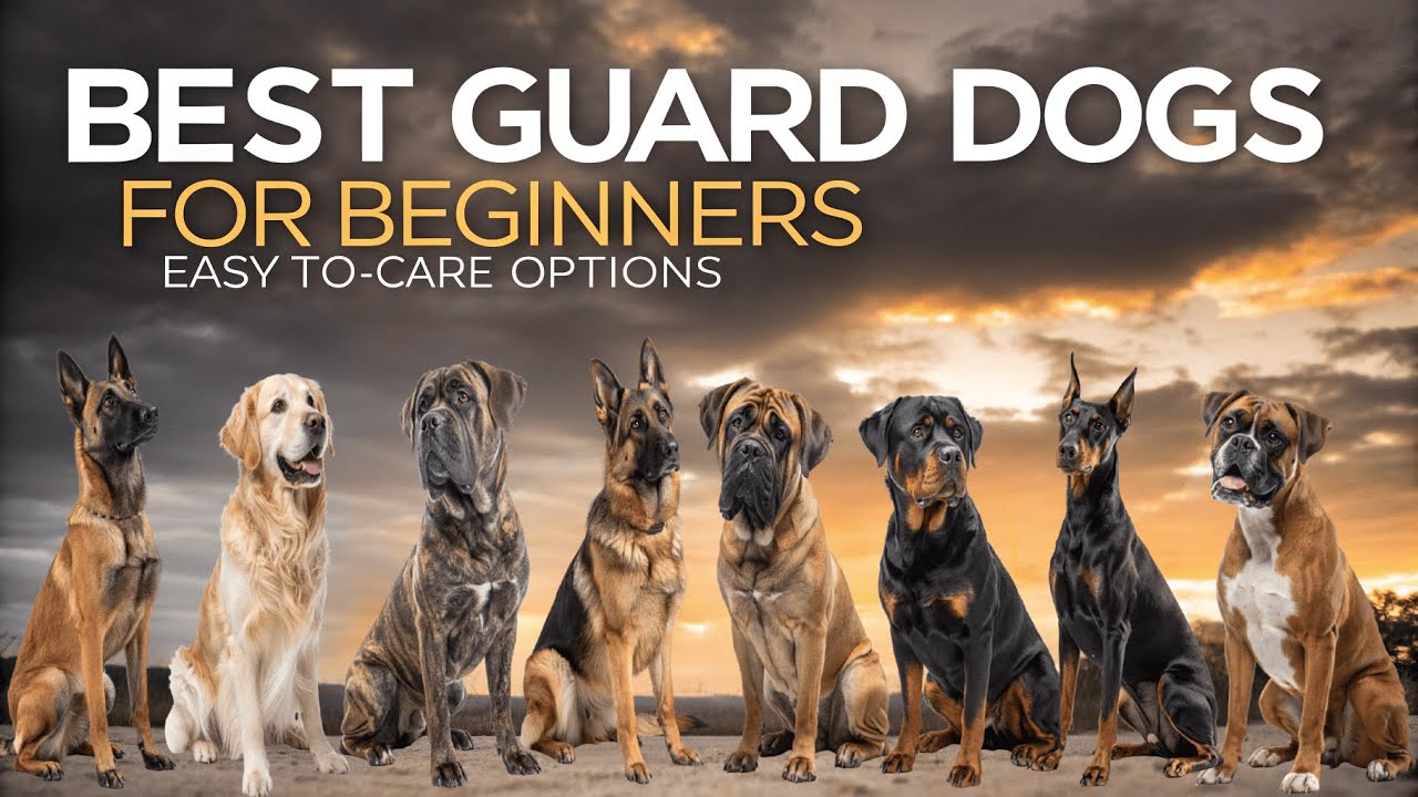 Best Guard Dogs for Beginners Easy to Care Options! - YouTube