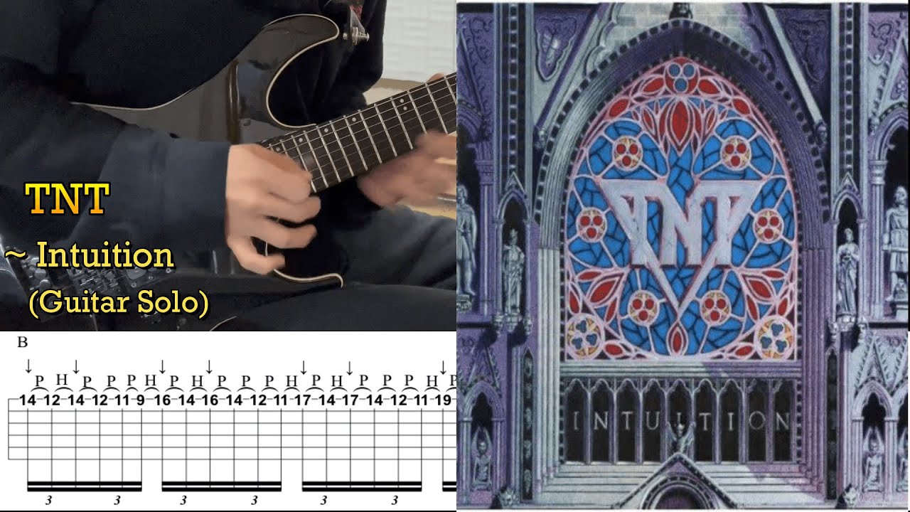 TNT - Intuition - Guitar Solo (Cover by Kosuke) with TAB - YouTube
