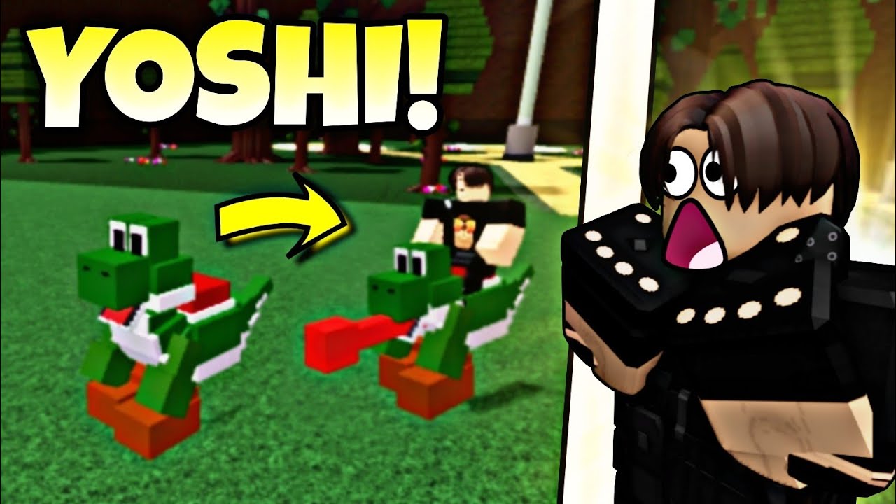 CONSTRUÍ UM YOSHI MONTÁVEL NO BUILD A BOAT!! BABFT ROBLOX - YouTube