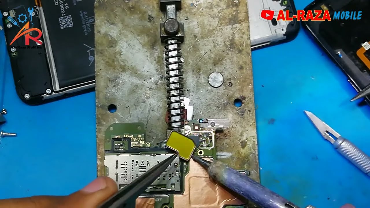 samsung A10s wifi Bluetooth not working not turning on change wifi ic ...