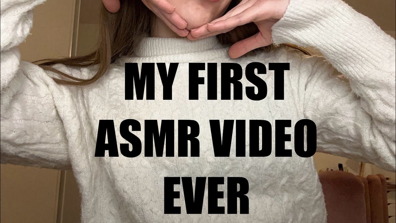 FIRST ASMR VIDEO (random makeup triggers) 🎀 - YouTube