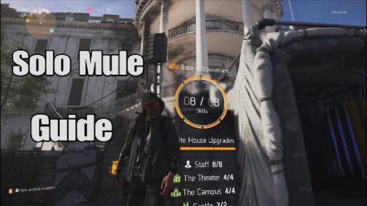 Division 2 Solo Mule guide - YouTube