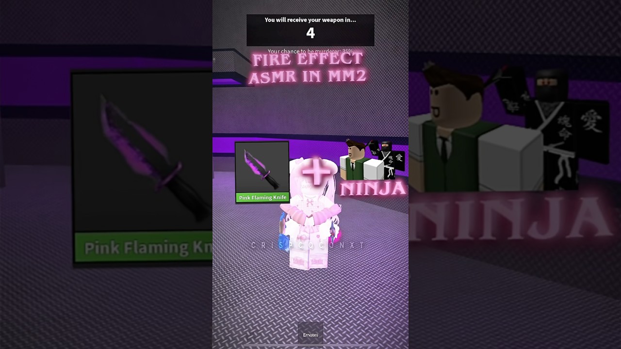 FIRE EFFECT MM2 ASMR 🔥 - YouTube