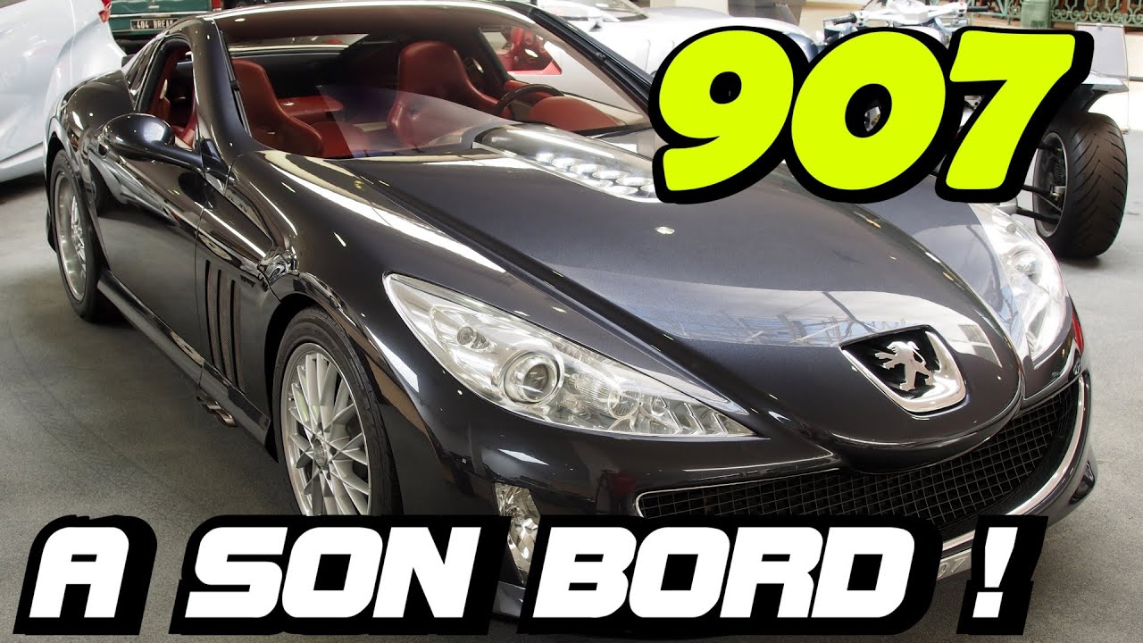 À BORD DU CONCEPT-CAR PEUGEOT 907... ET BIEN D'AUTRES ! EP1 - YouTube