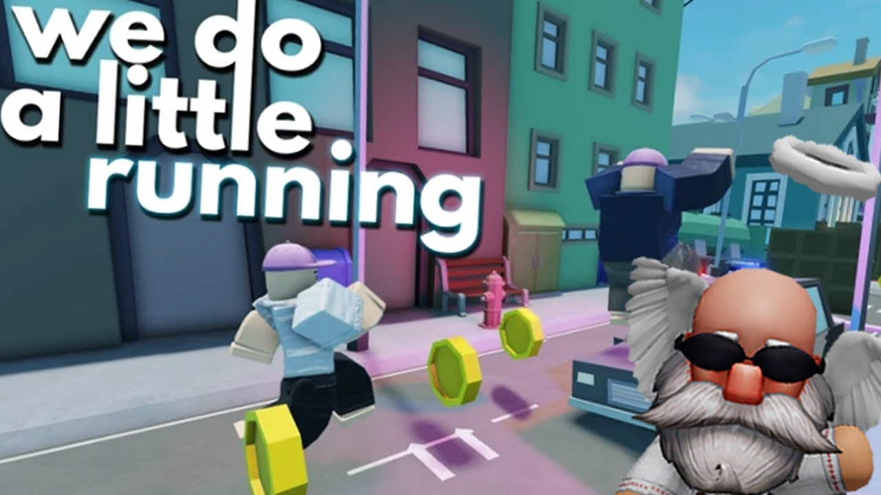 We do a little running in roblox - YouTube