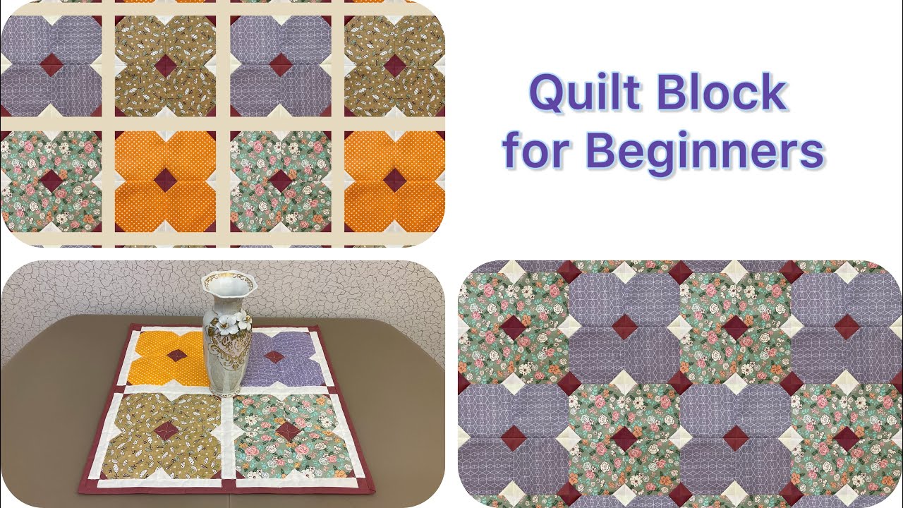 Flower 6 Inch Quilt Block