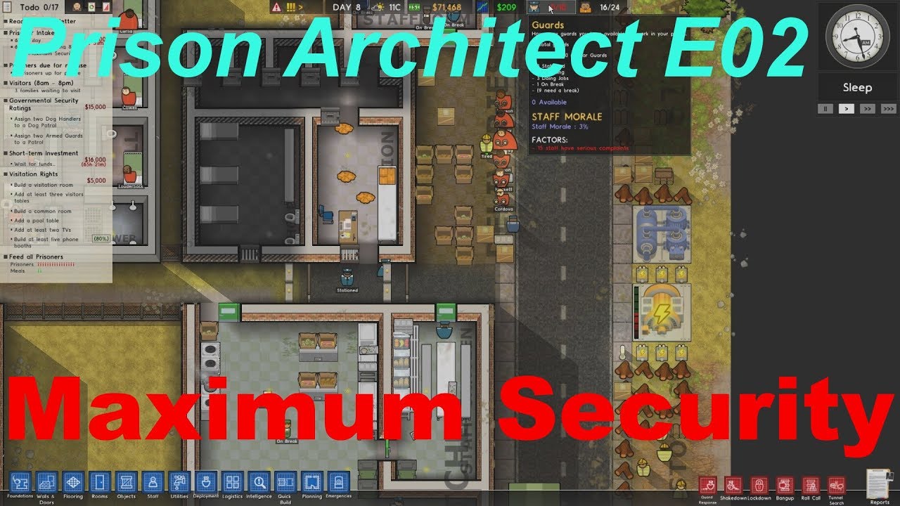 Prison Architect Maximum Security E02,LetsPlay,Playthrough - YouTube