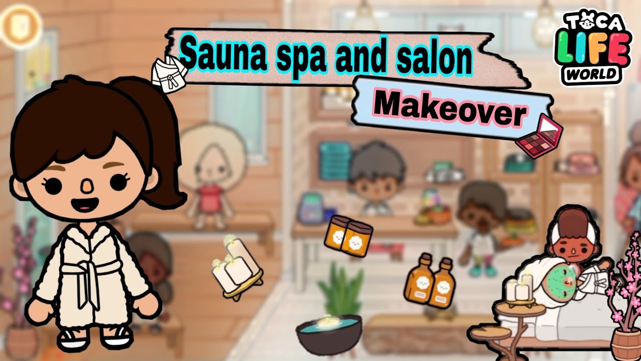 Sauna Spa and Salon makeover |Toca Boca | Toca Pinky - YouTube