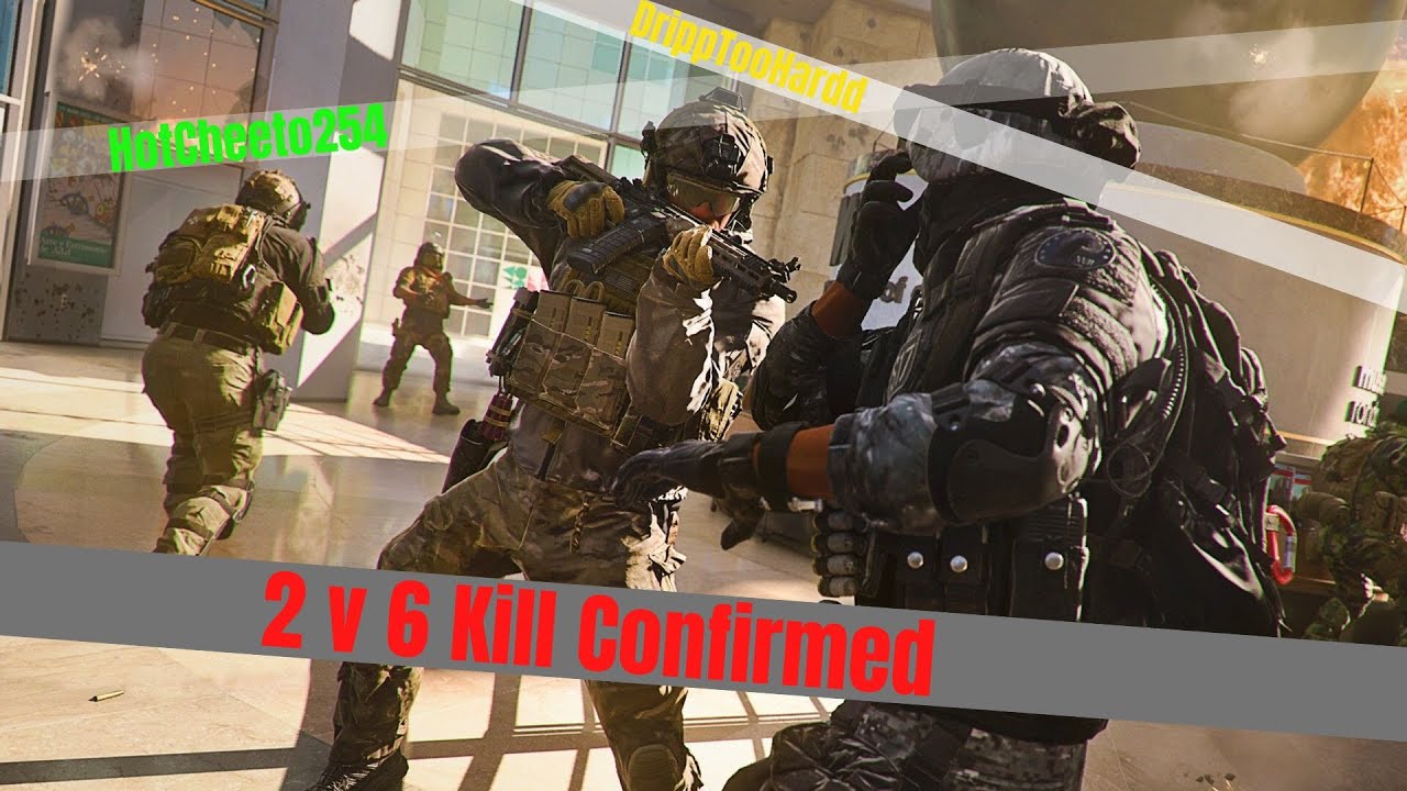 MW2 First Time Playing Kill Confirmed 2v6 - YouTube