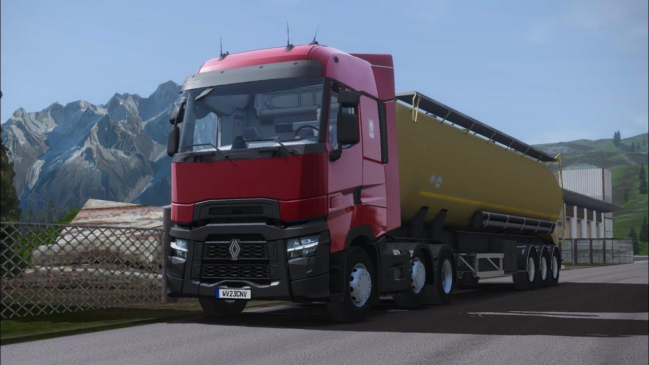 Renault T-Range 2021 drive. Truckers of Europe 3 new update - YouTube