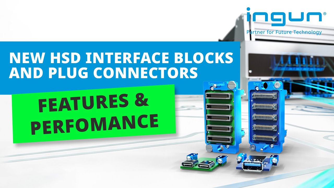 High-Speed-Upgrade: HSD interface blocks and plug connectors - YouTube