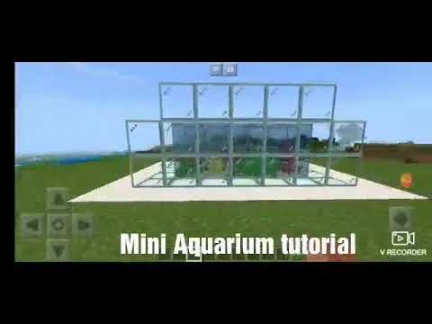 Mini Aquarium tutorial Minecraft - YouTube