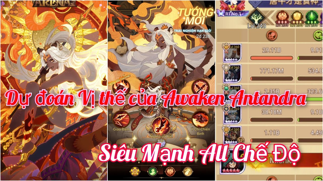 Afk Arena | Dự đoán Vị thế của Awaken Antandra trong Esperia - Siêu ...