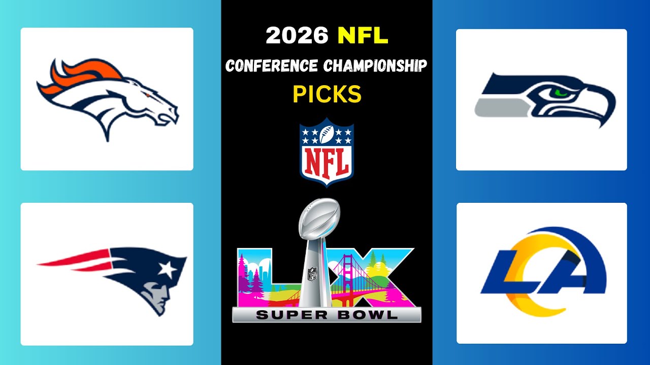 2026 NFL PLAYOFF CONFERENCE CHAMPIONSHIP GAMES PICKS & PREDICTIONS ...