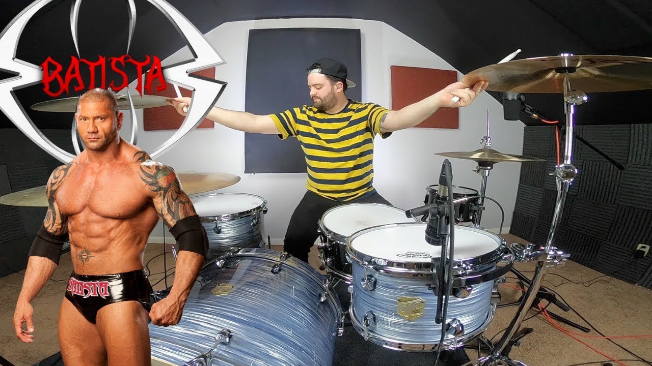 WWE Batista Theme Song I Walk Alone Drum Cover - YouTube