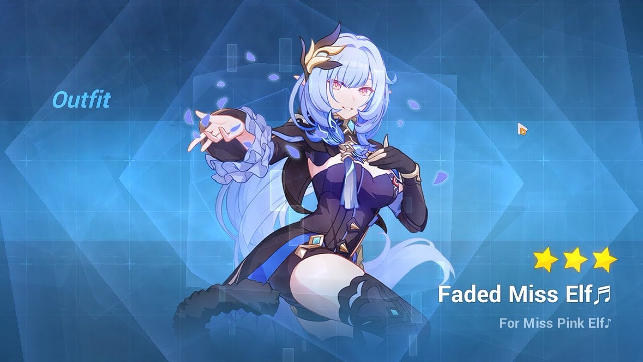 Getting Elysia's Outfit Faded Miss Elf (Honkai Impact 3rd) - YouTube