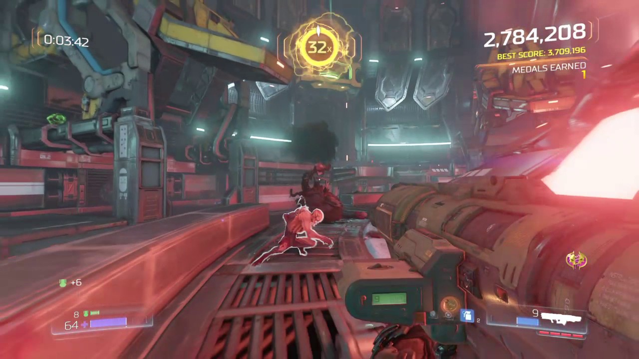 [Doom arcade] Slayer Rank, Ultra Nightmare, Argent Tower. - YouTube