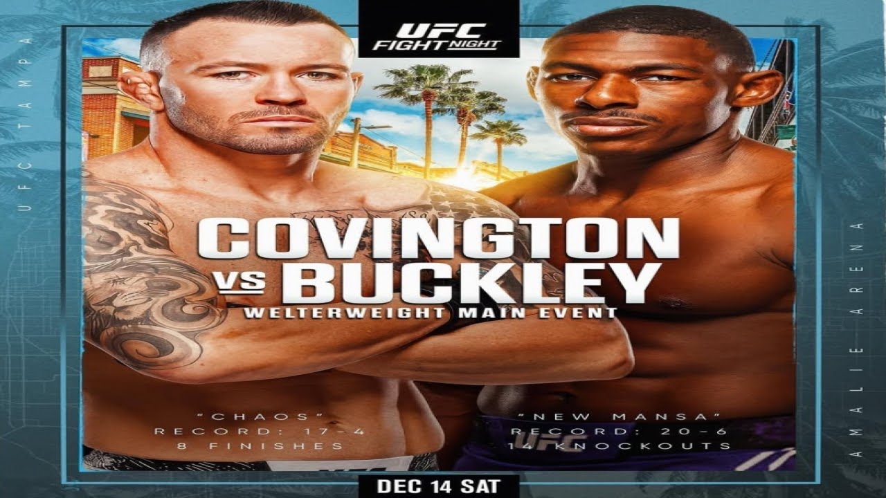 CONFIDENT UFC TAMPA PREDICTIONS | Colby Covington vs Joaquin Buckley ...