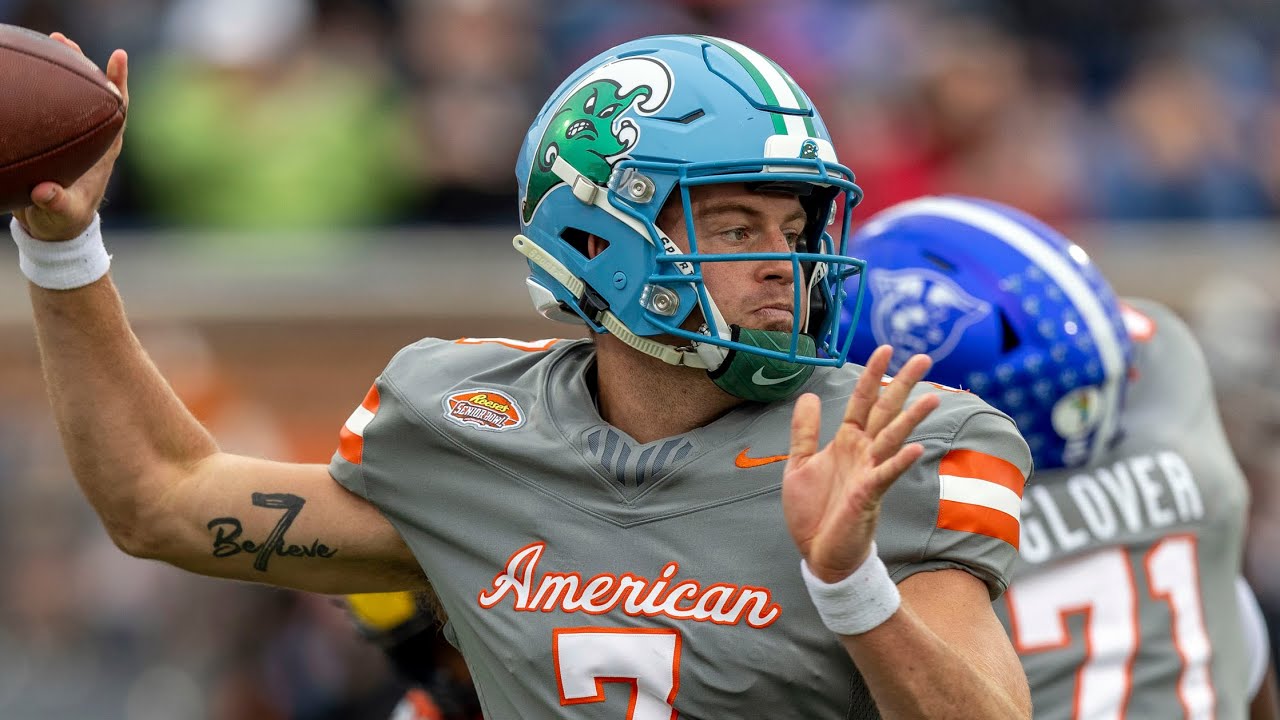 Green Bay Packers QB Michael Pratt Highlights Full: 2024 Senior Bowl ...