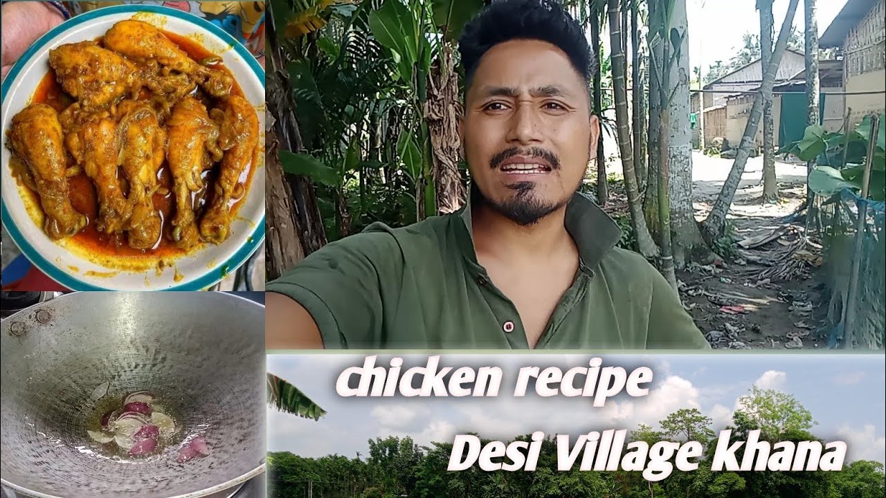 CHICKEN RECIPE/MURGA SABJI DESI VILLAGE STYLE KHANA - YouTube