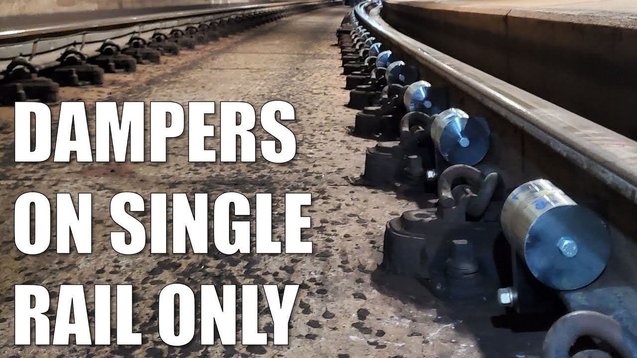 Noise Reduction by Rail Damper on Single Rail - YouTube