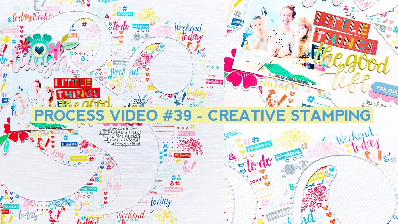 Process Video #39 - Creative Stamping - YouTube