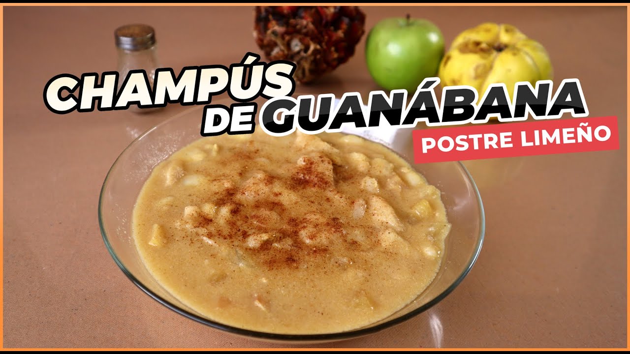 Champús de guanábana - receta fácil - YouTube