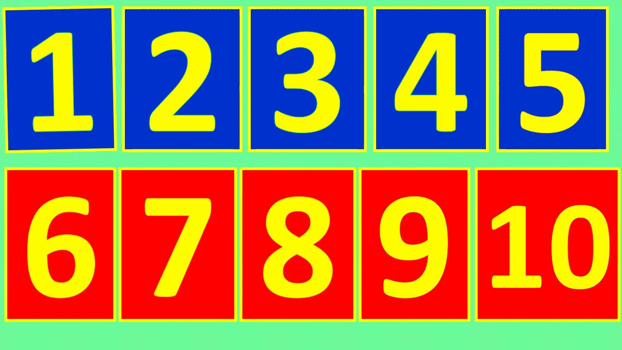 NUMBER COUNTING 1 TO 20 - YouTube